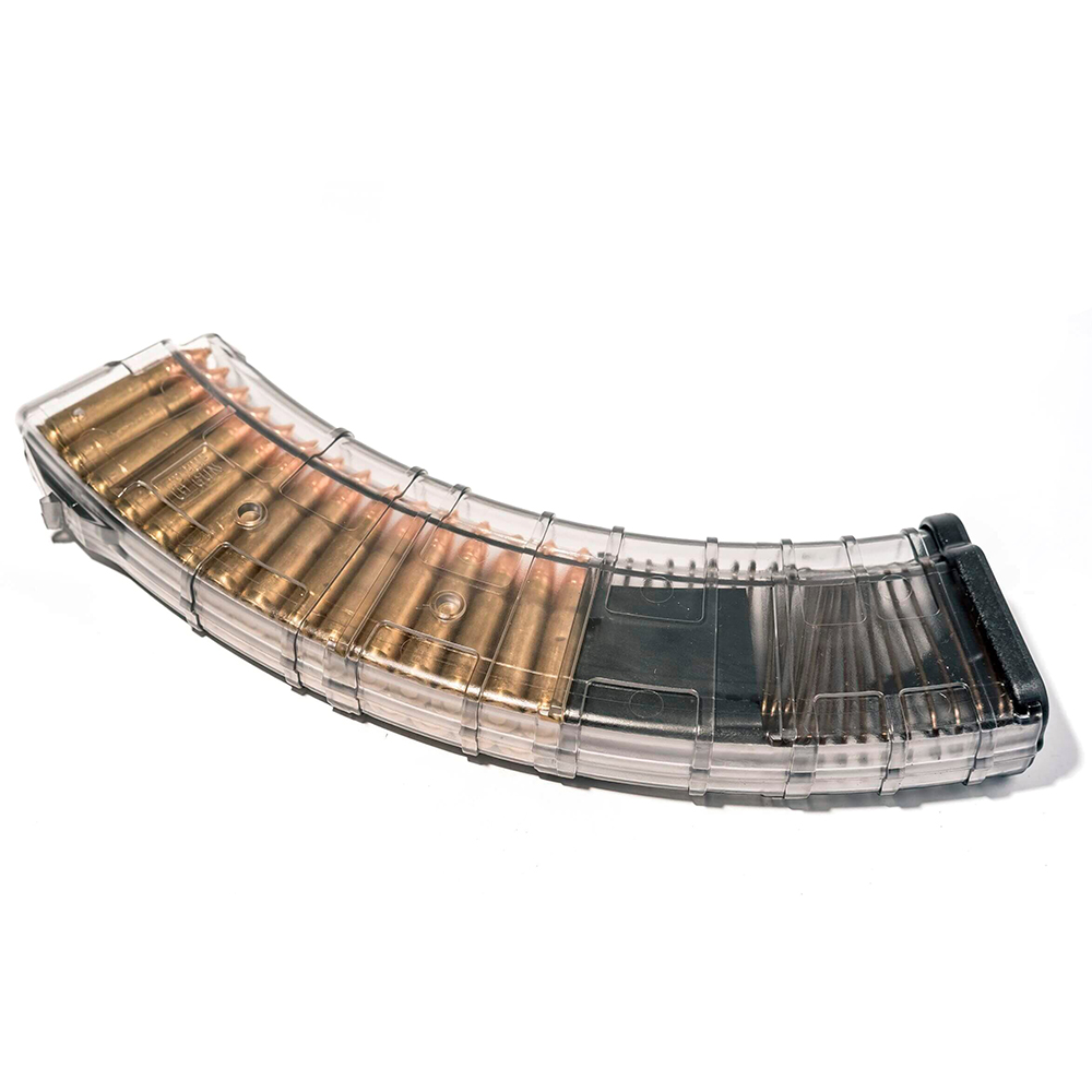 PUFGUN AK-47 - 7.62x39 Magazine 40 rounds, translucent - Brownells Benelux